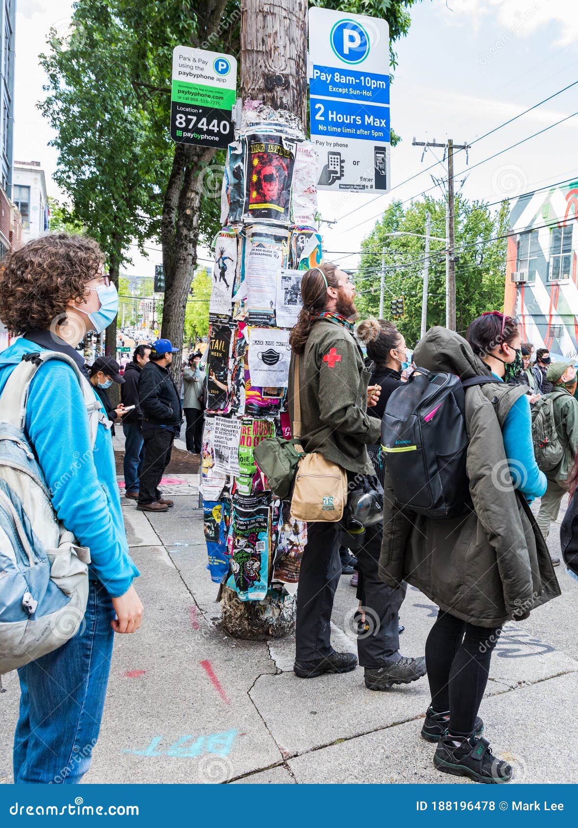 Seattle Wa Usa 6162020 Chaz Chop Zone Foto de archivo editorial ...