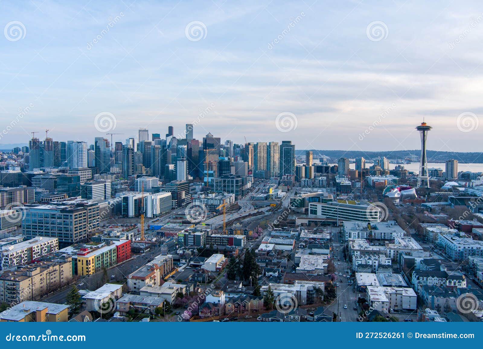 The Seattle, Washington Skyline in March 2023 Stock Image - Image of ...