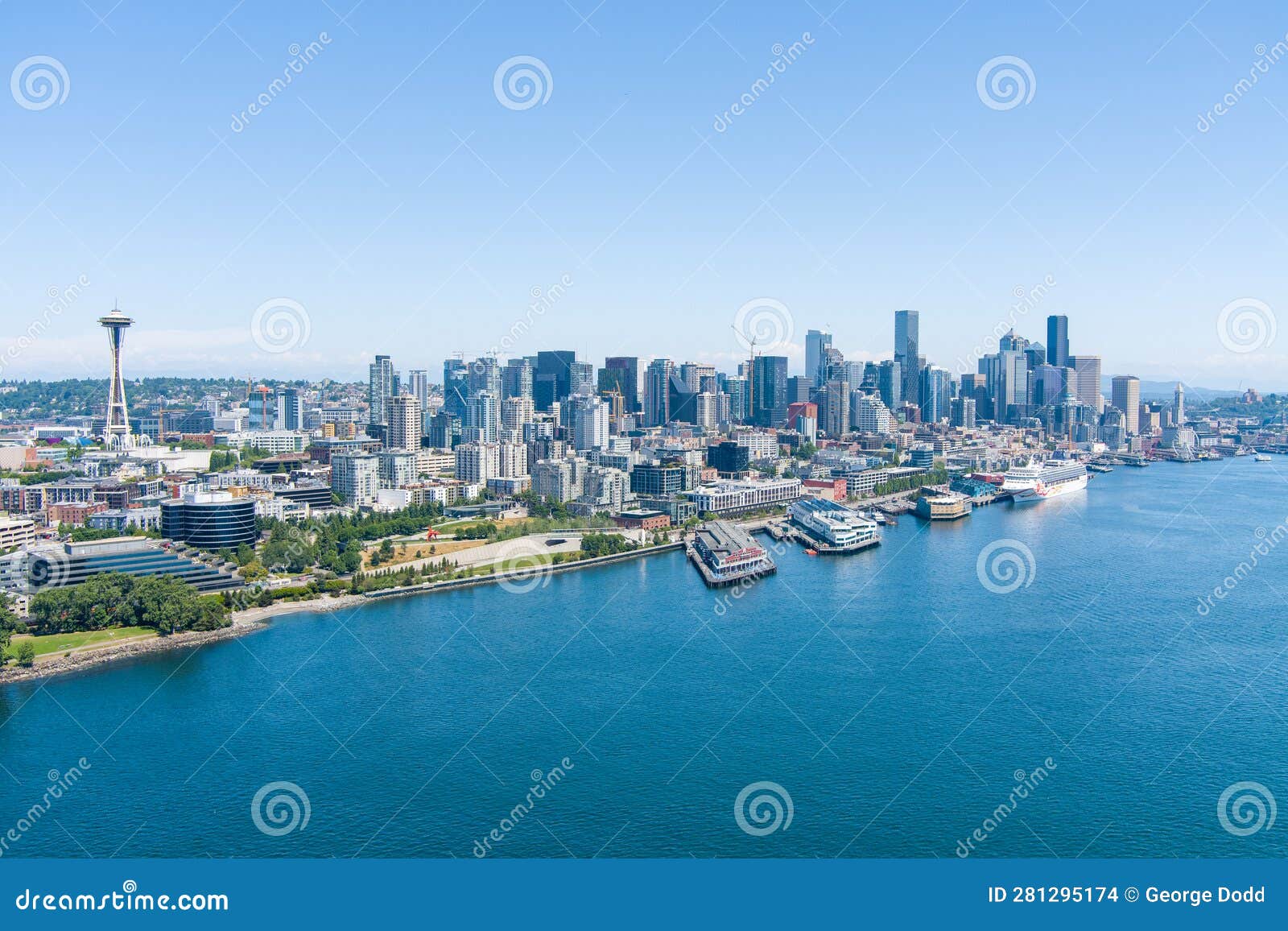 The Seattle, Washington Waterfront in June of 2023 Editorial Stock ...