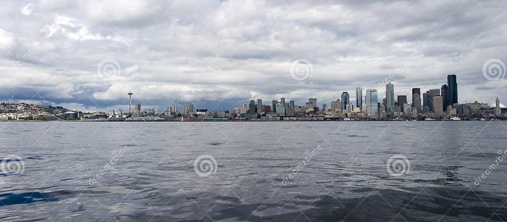 Seattle from the Water stock image. Image of seattle - 11005487