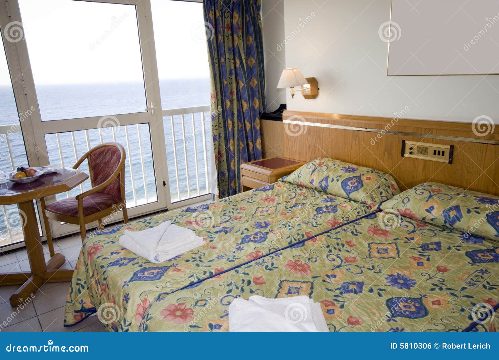 Seaview hotel room malta stock photo. Image of patio, basic - 5810306