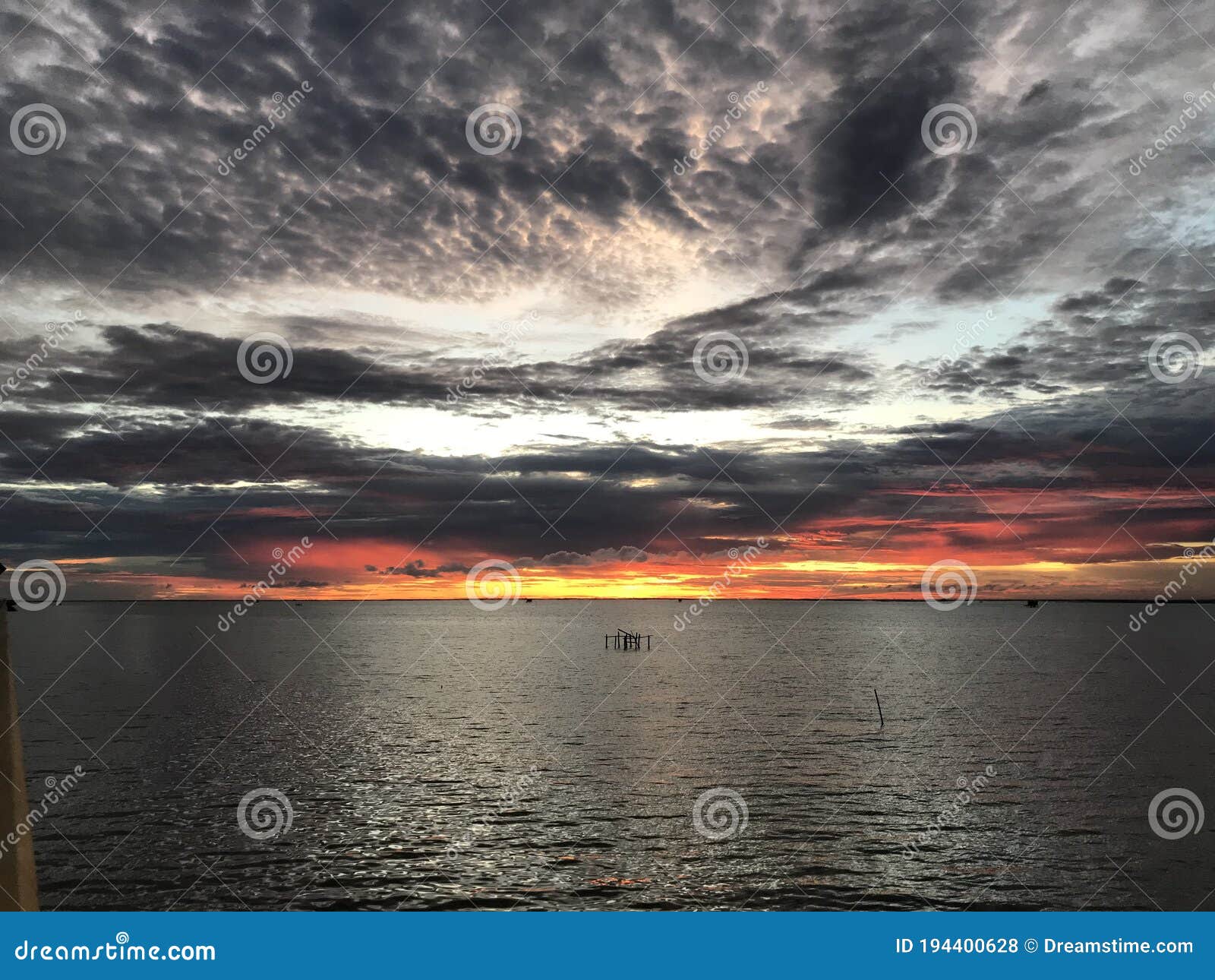 Seaview sunset stock photo. Image of thailand, sunset - 194400628