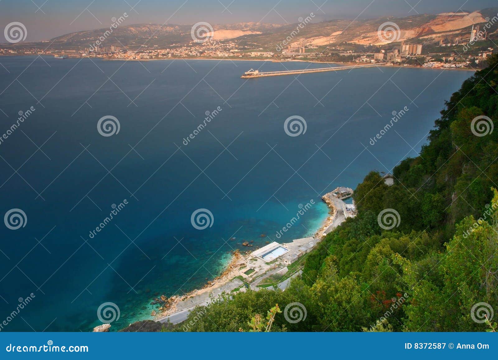 Seaview from up stock image. Image of adventure, seaview - 8372587