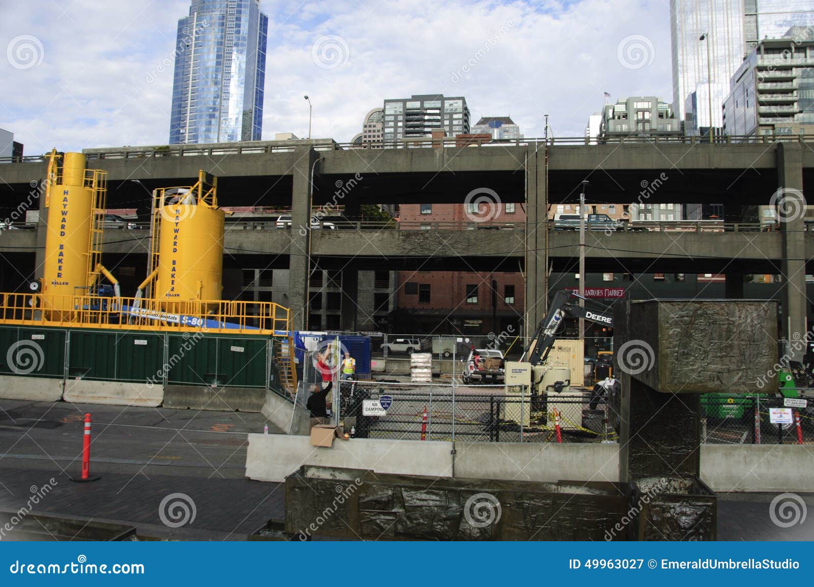 Seawall Construction Project Editorial Photo | CartoonDealer.com #49963027