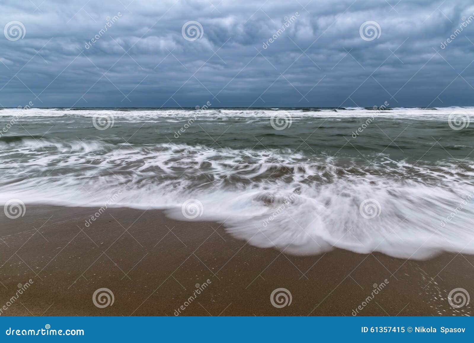 Seaway in winter stock image. Image of seashore, sand - 61357415