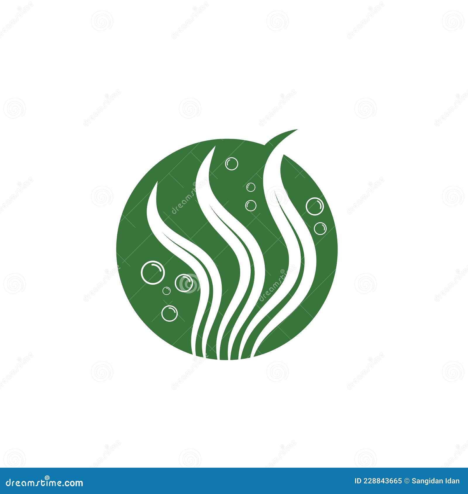 Seaweed Icon Vector Illustration Design Template Stock Vector ...