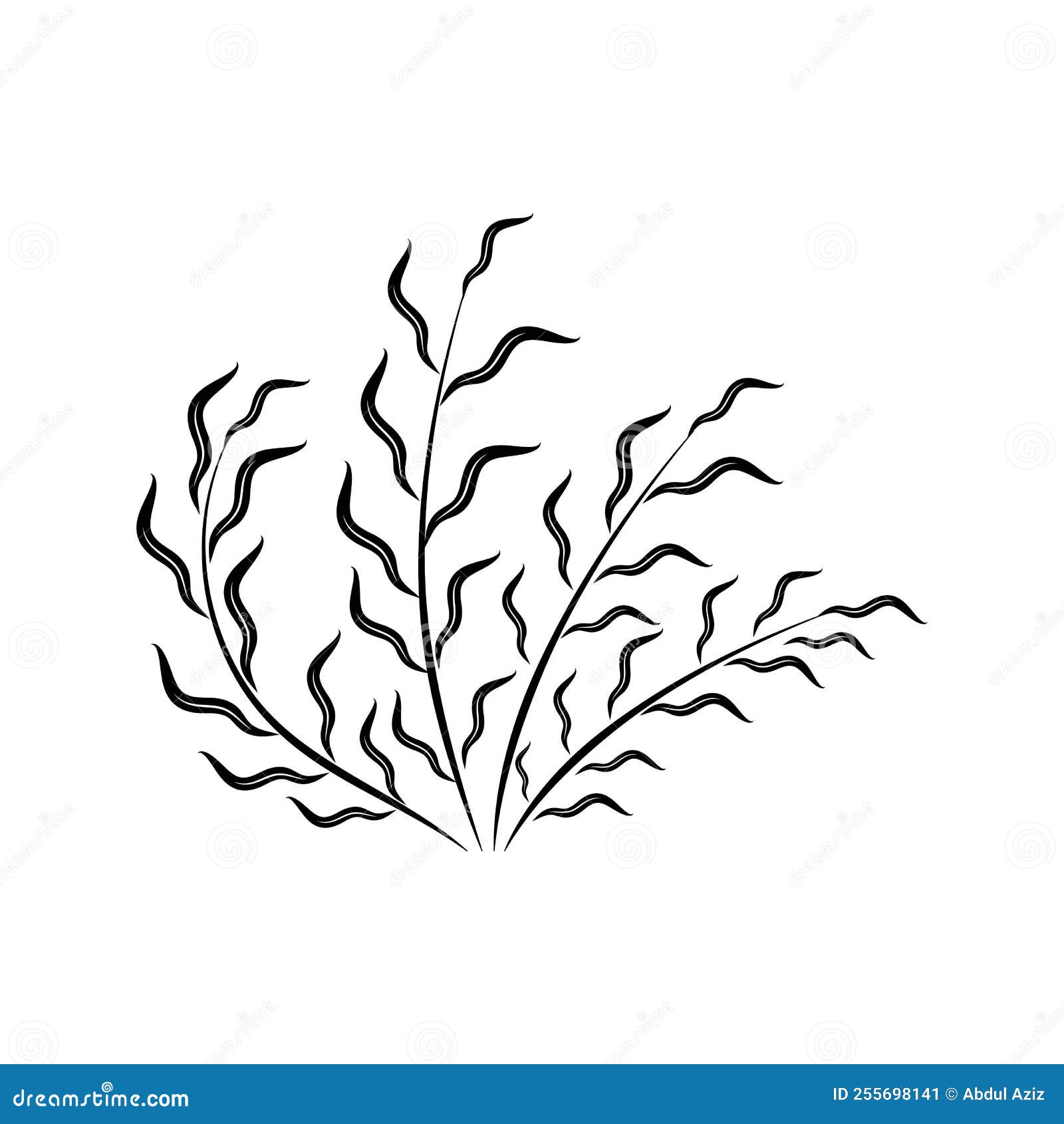 Seaweed Logo Template Vector Stock Vector - Illustration of floral ...