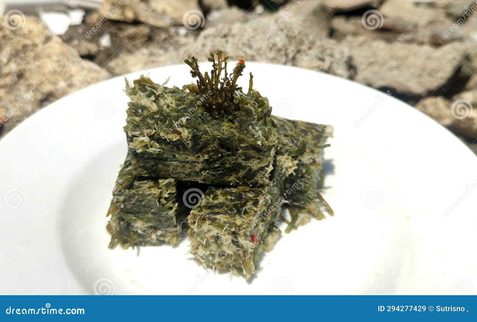 Seaweed Salad. Typical Seaweed Menu Stock Image - Image of invertebrate ...