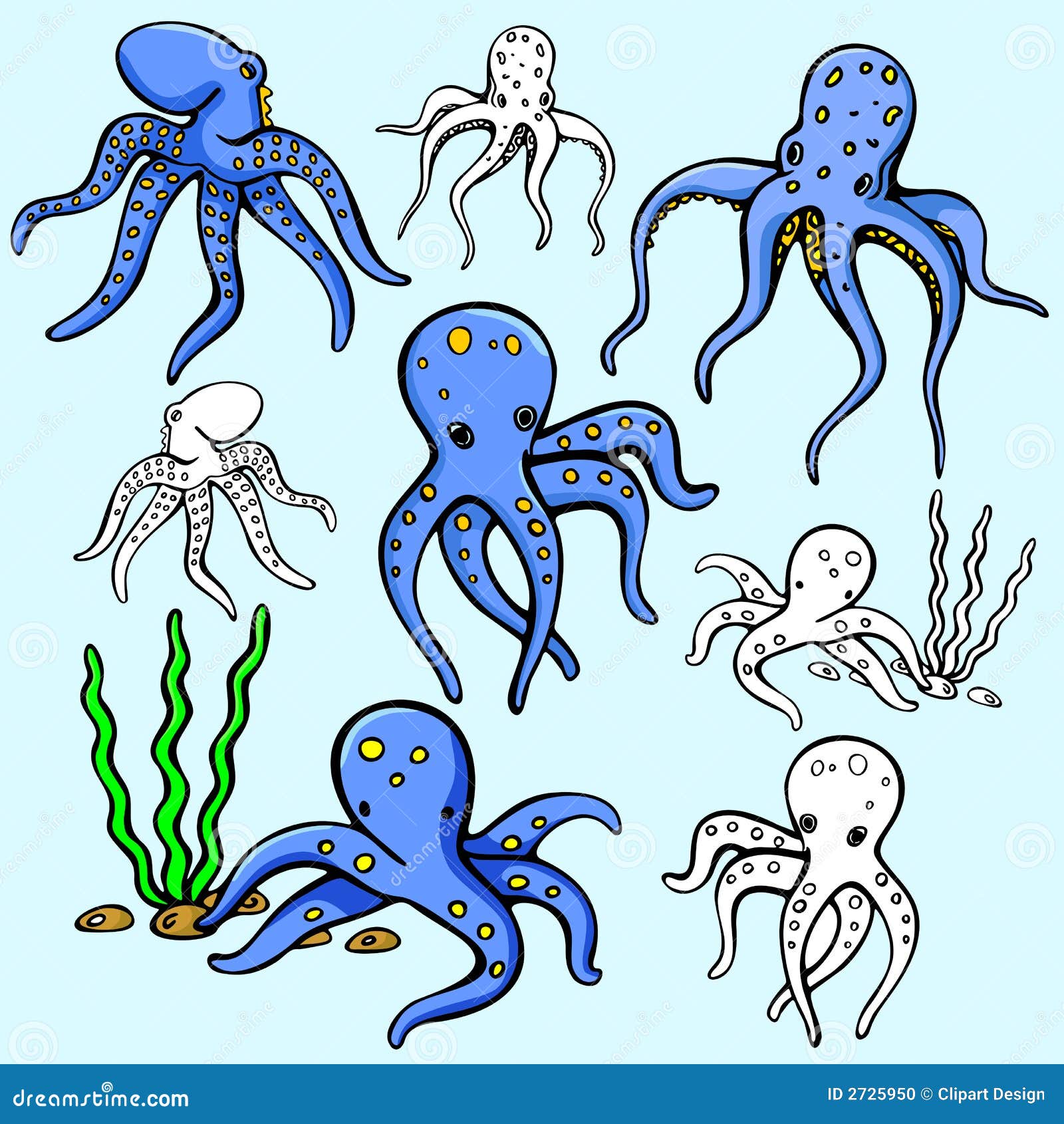 Seaworld Illustration Series Stock Vector - Illustration of creature ...