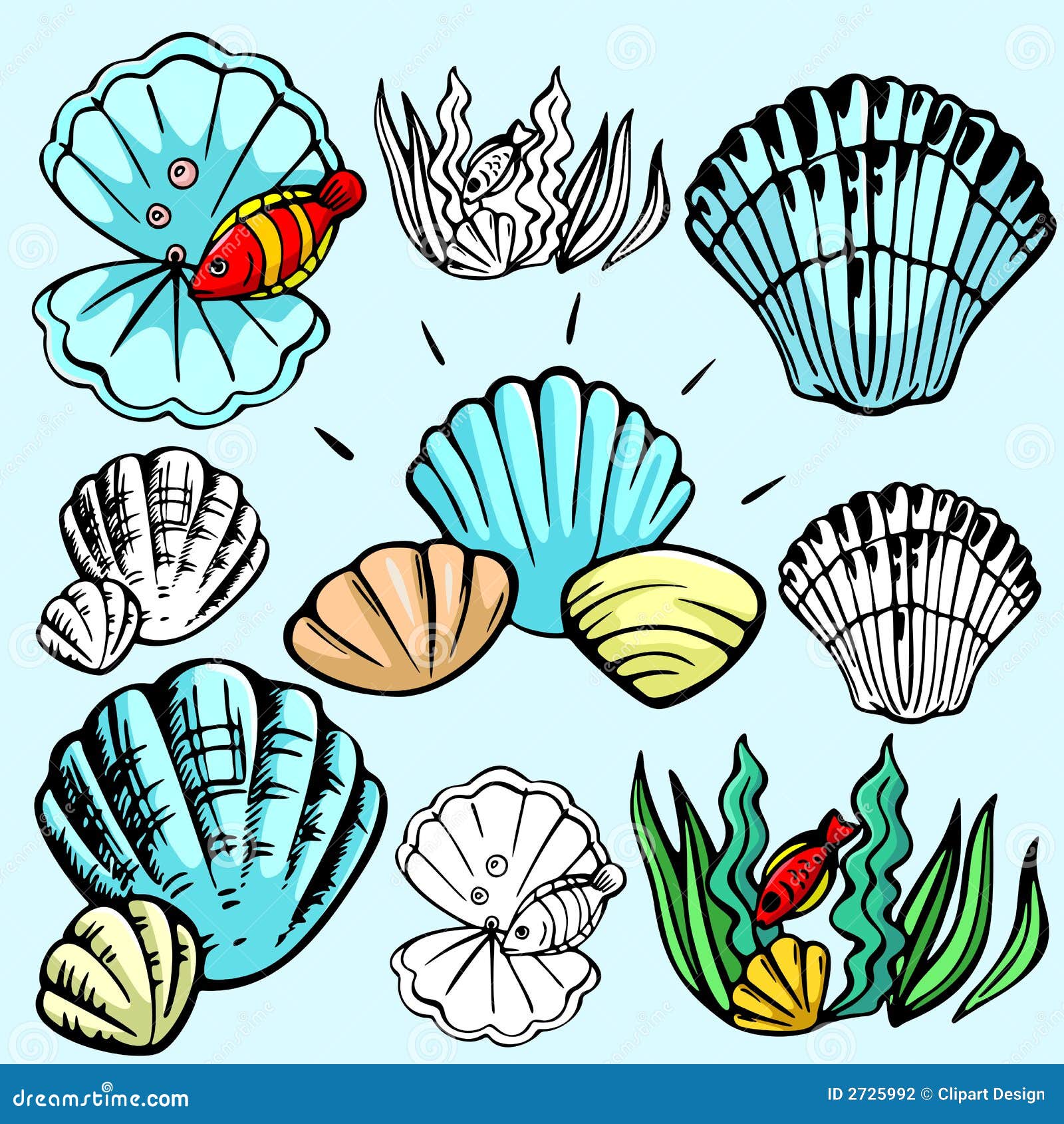 Seaworld Illustration Series Stock Vector - Illustration of fauna, icon ...