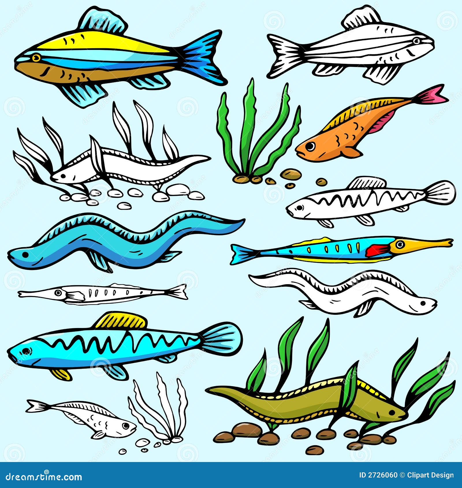 Seaworld Illustration Series Stock Vector - Illustration of coral ...