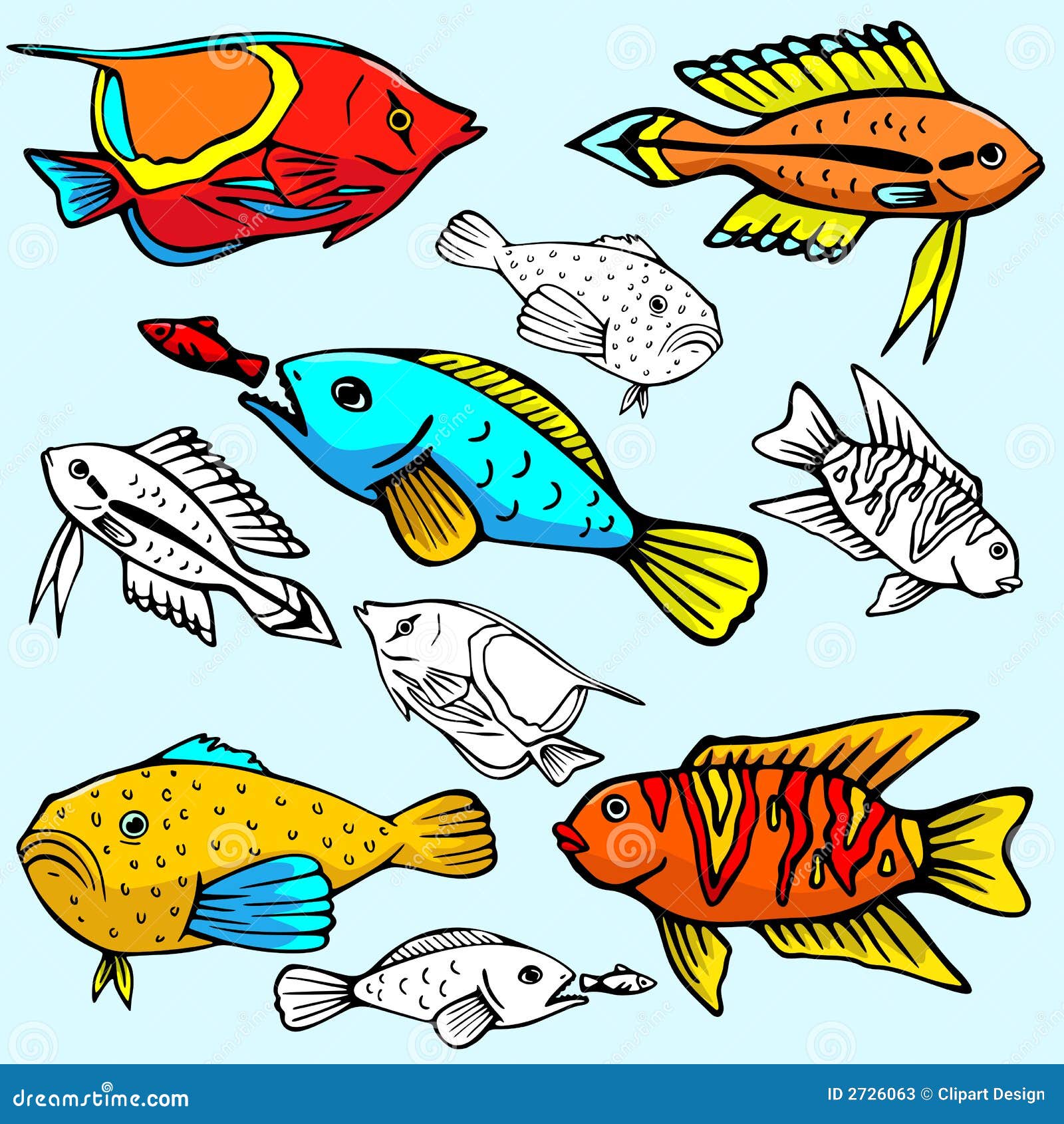 Seaworld Illustration Series Stock Vector - Illustration of fish ...