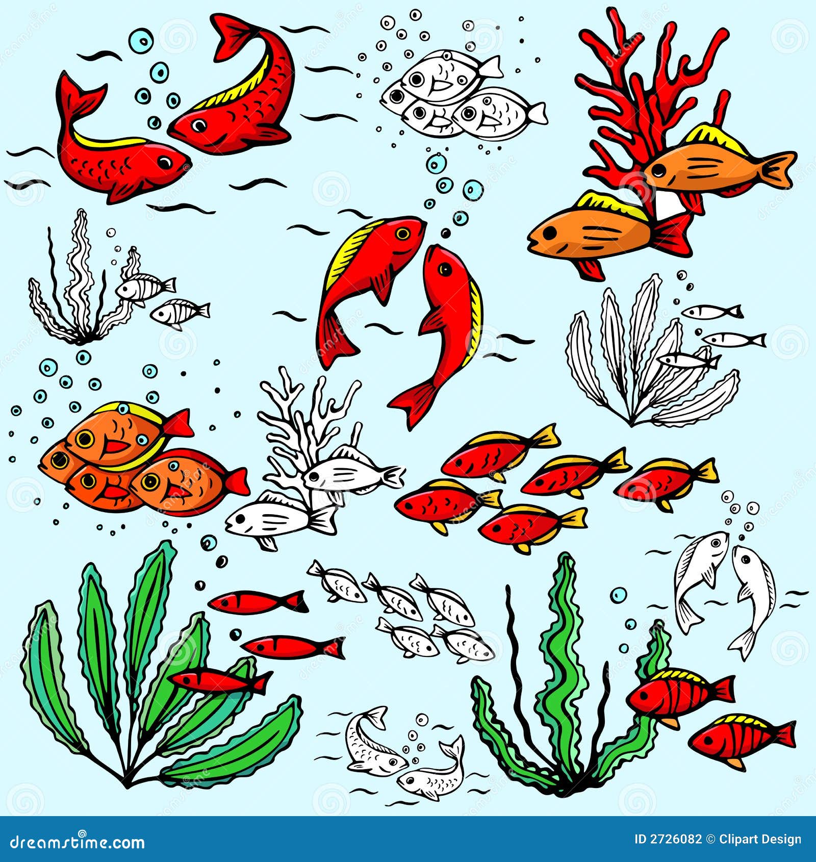 Seaworld Illustration Series Stock Vector - Illustration of artwork ...