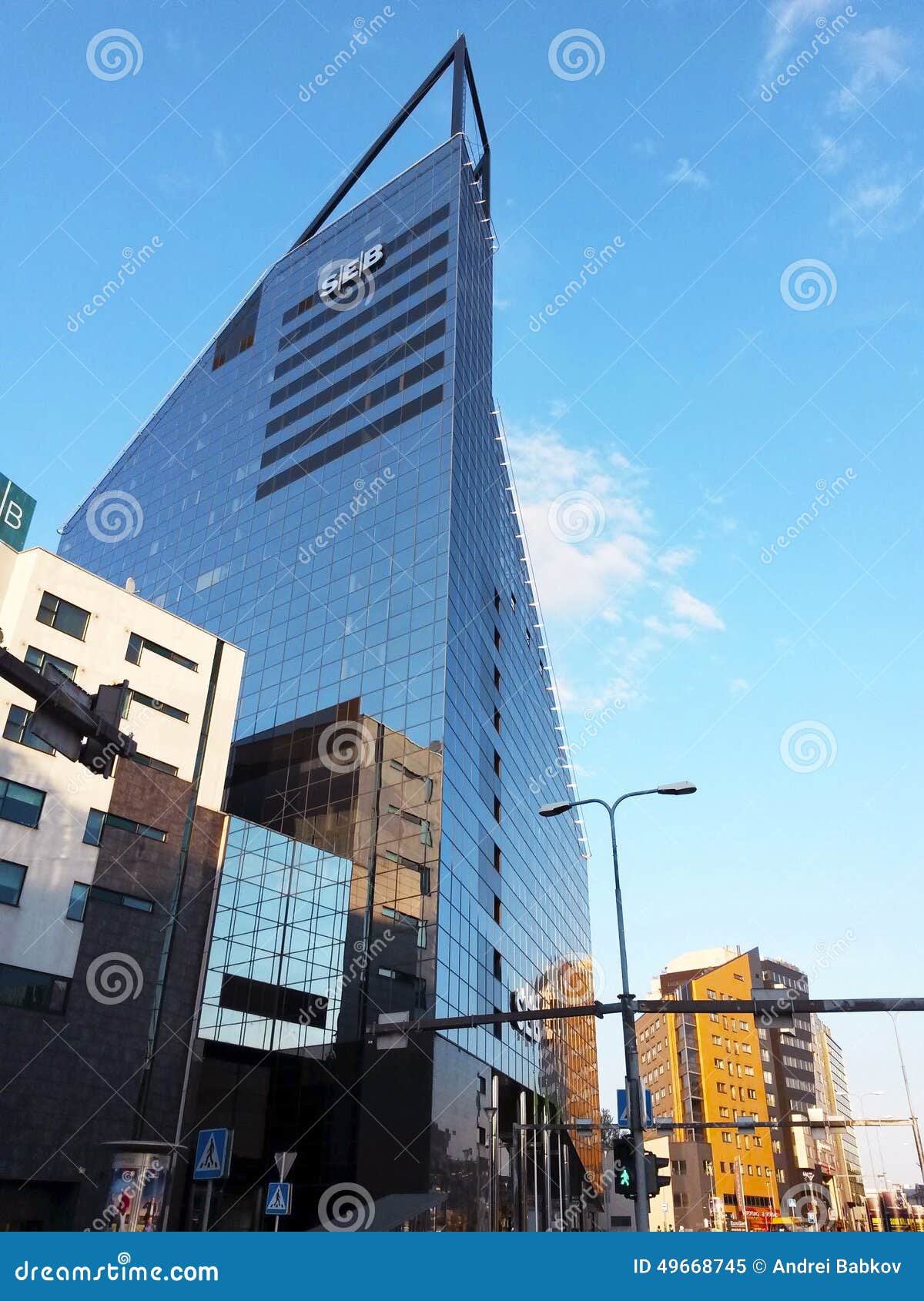 SEB editorial image. Image of bank, building, estonia - 49668745