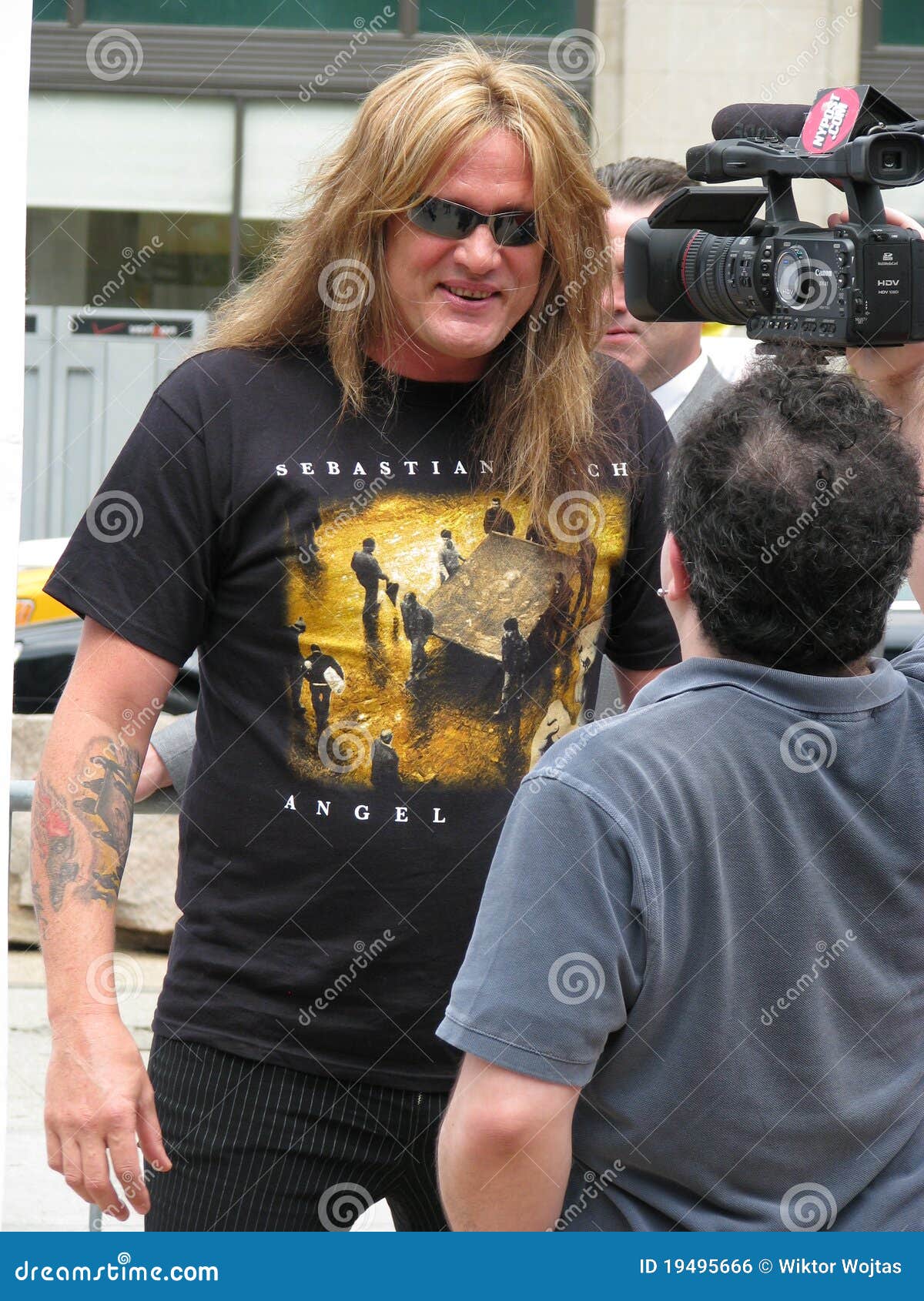 Sebastian Bach editorial photo. Image of canadian, hair - 19495666