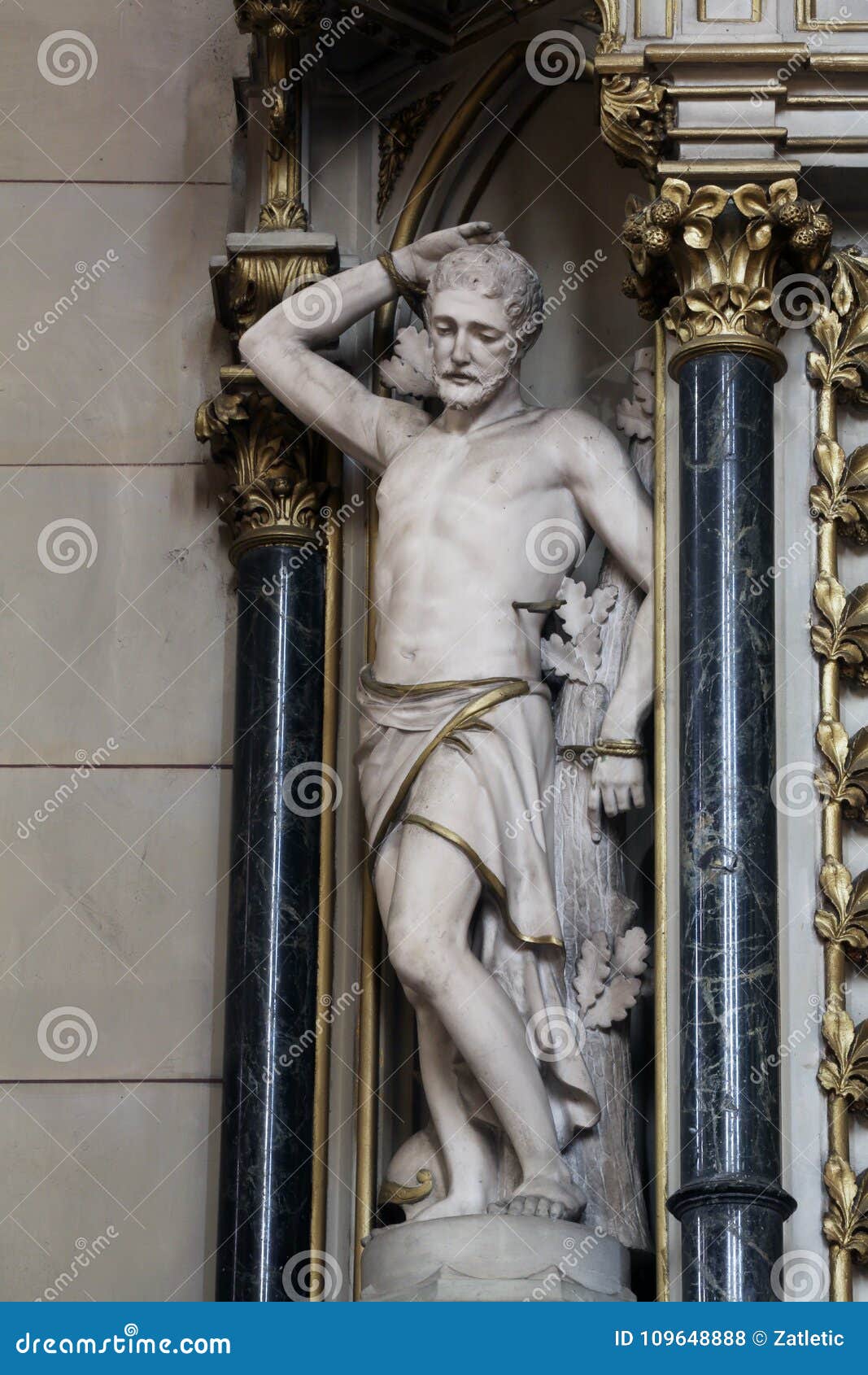 Sebastian santo fotografia stock. Immagine di cristiano - 109648888