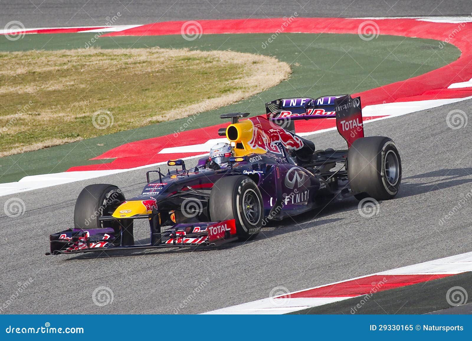 Formula 1 Red Bull RB9 - Sebastian Vettel Editorial Image - Image of ...