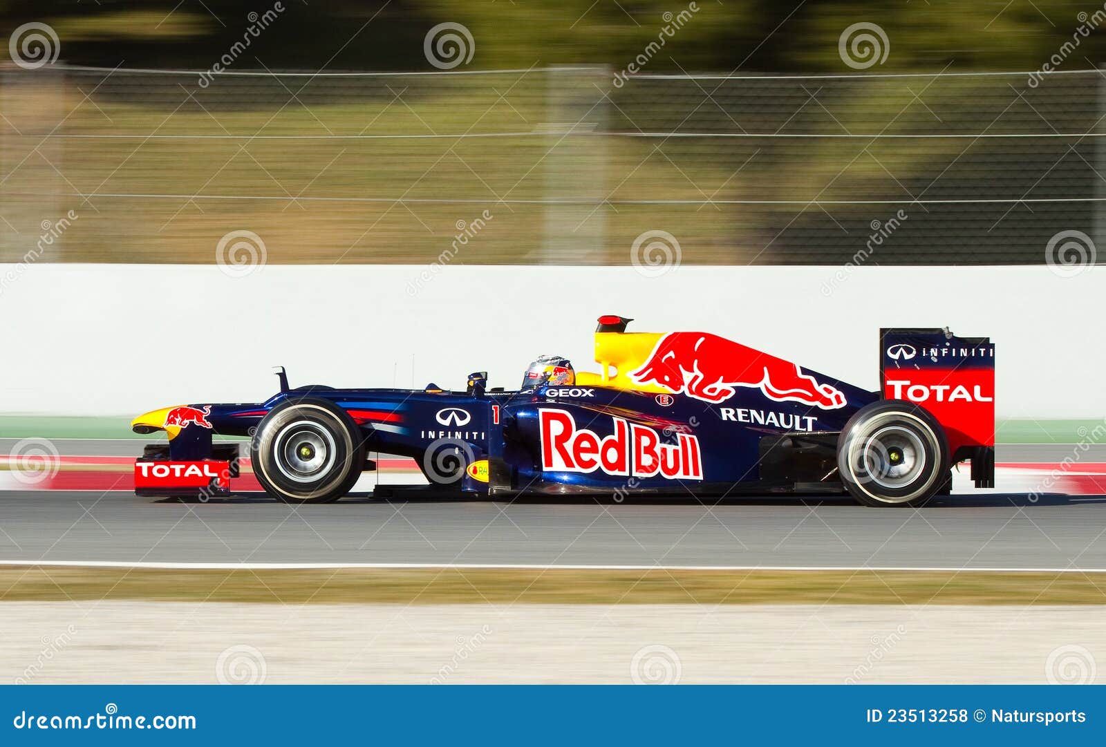 Sebastian Vettel racing editorial stock photo. Image of helmet - 23513258