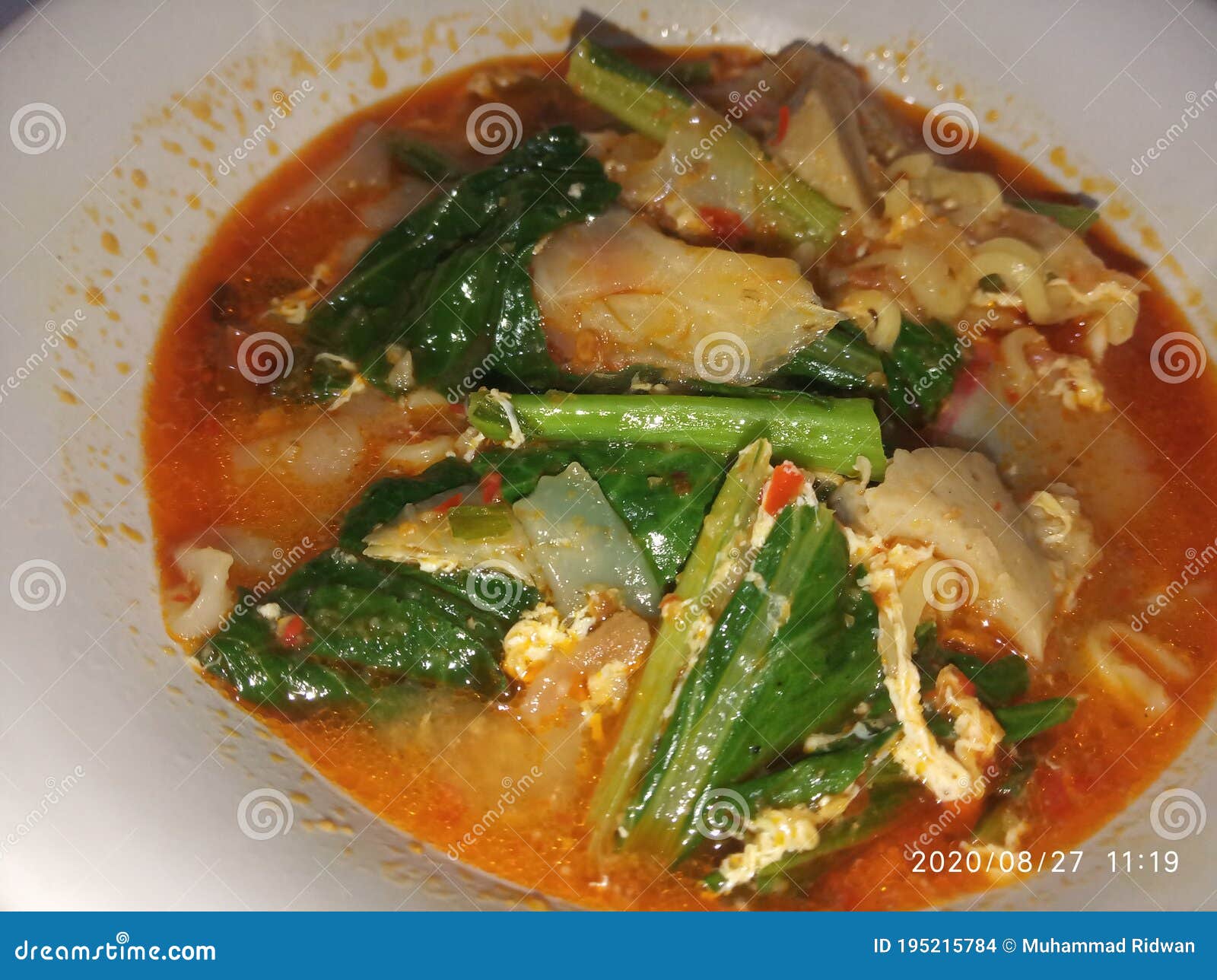 Seblak Food Vector on the Plate Stock Photo - Image of meal, soup ...