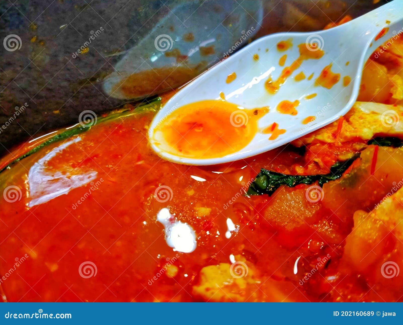 Seblak spicy stock image. Image of taste, food, seblak - 202160689