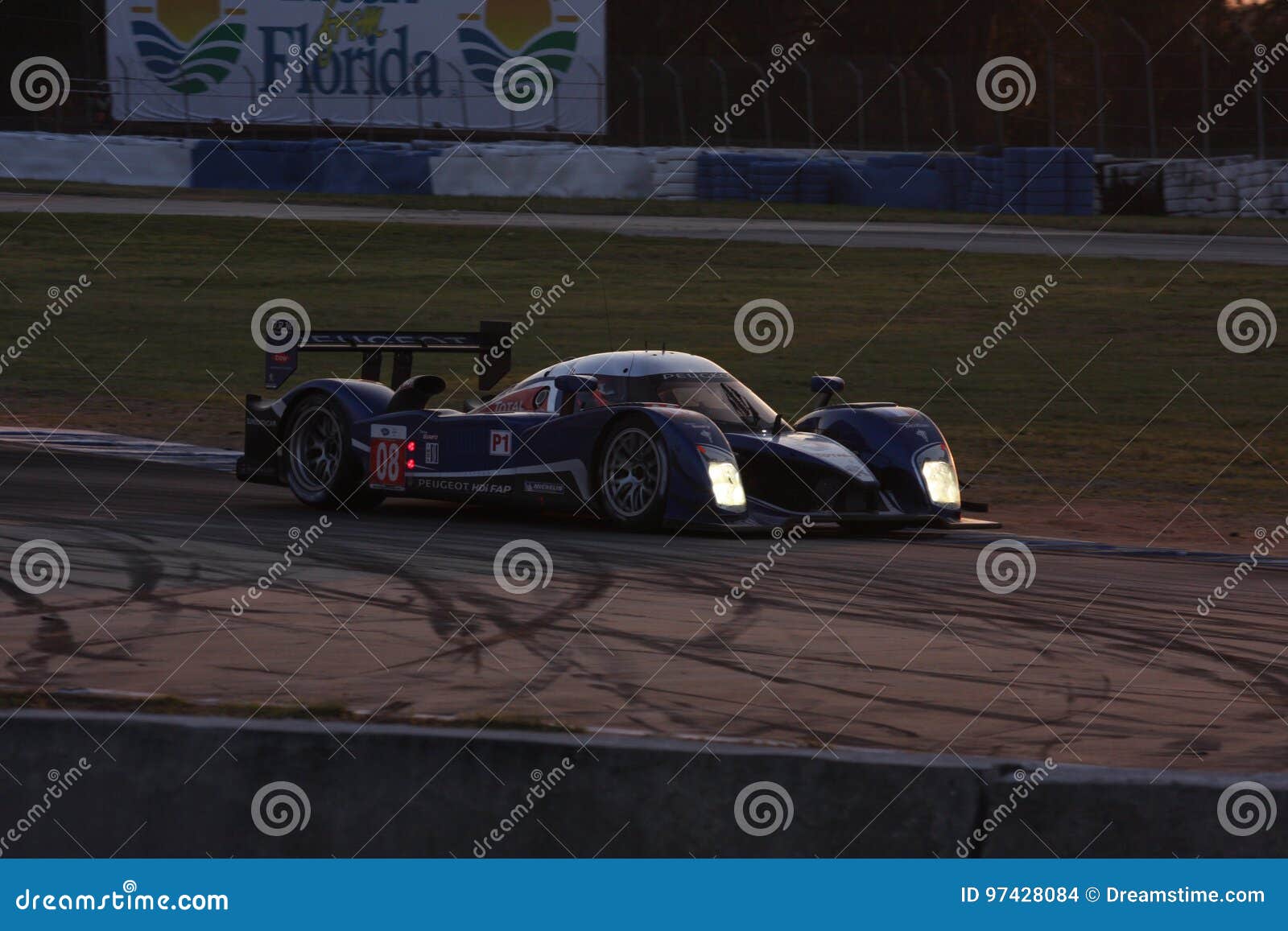 Sebring Racing Car Circuit editorial stock image. Image of florida ...