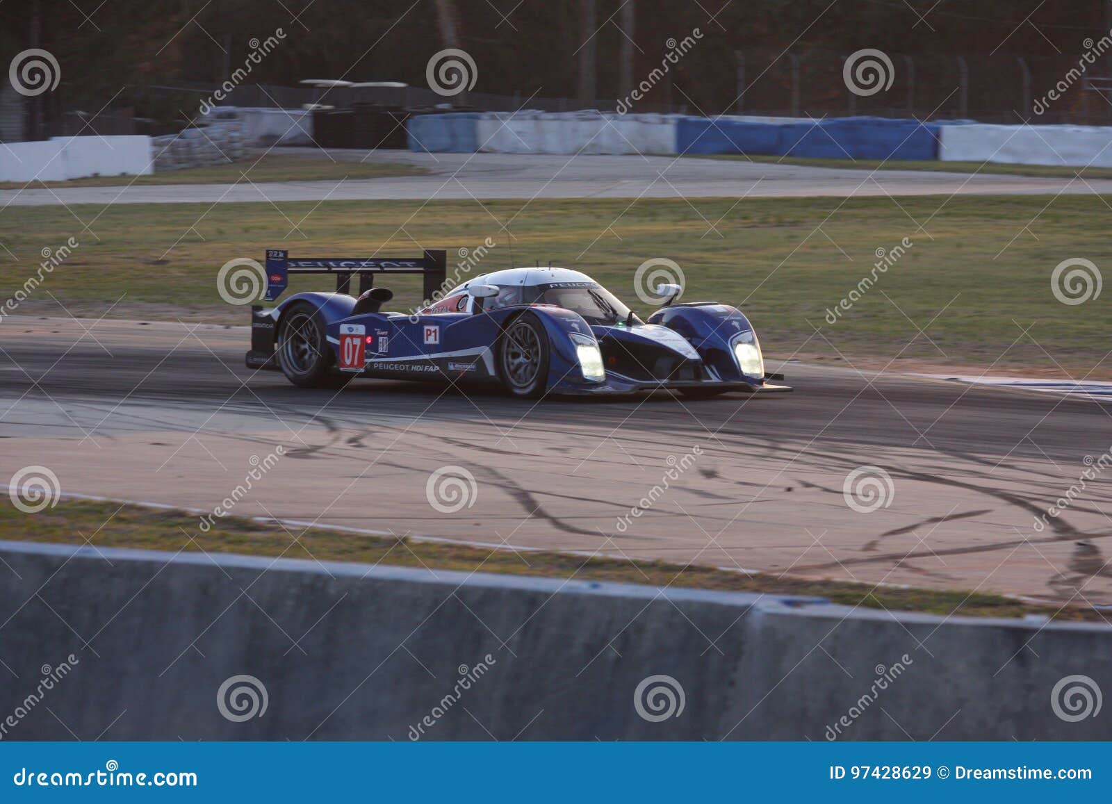 Sebring Racing Car Circuit editorial stock image. Image of asphalt ...