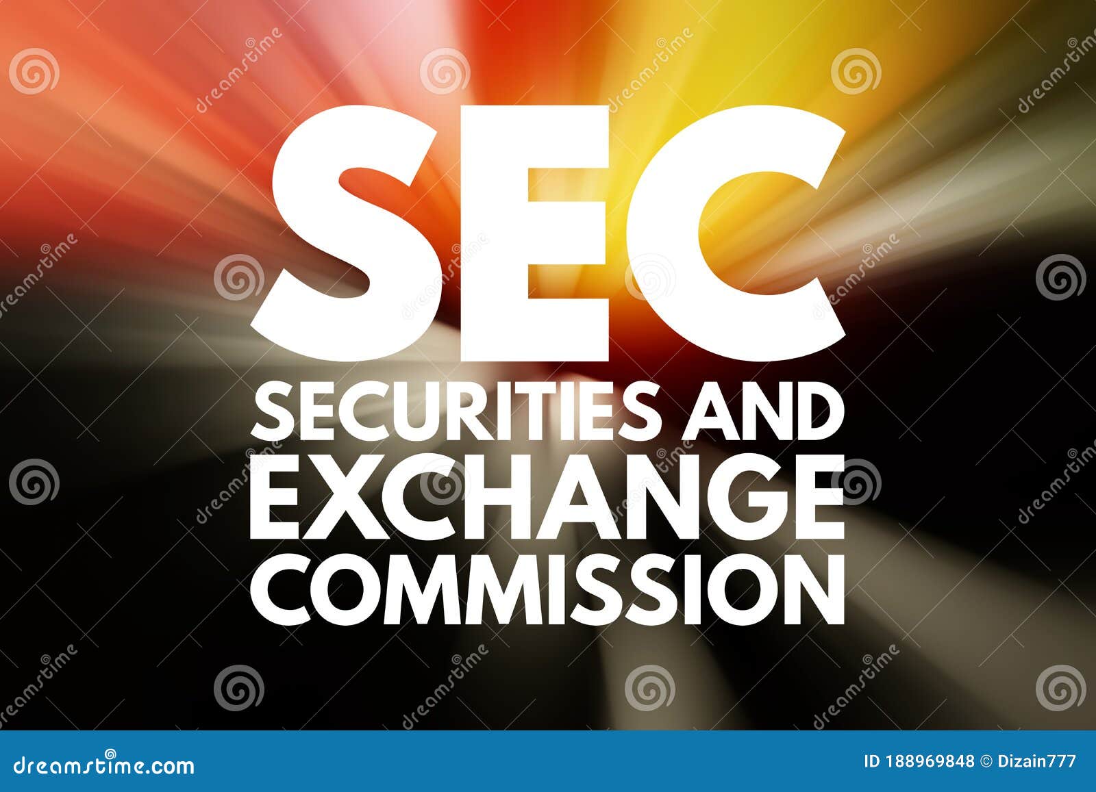 SEC - Securities and Exchange Commission Acronym, Business Concept ...