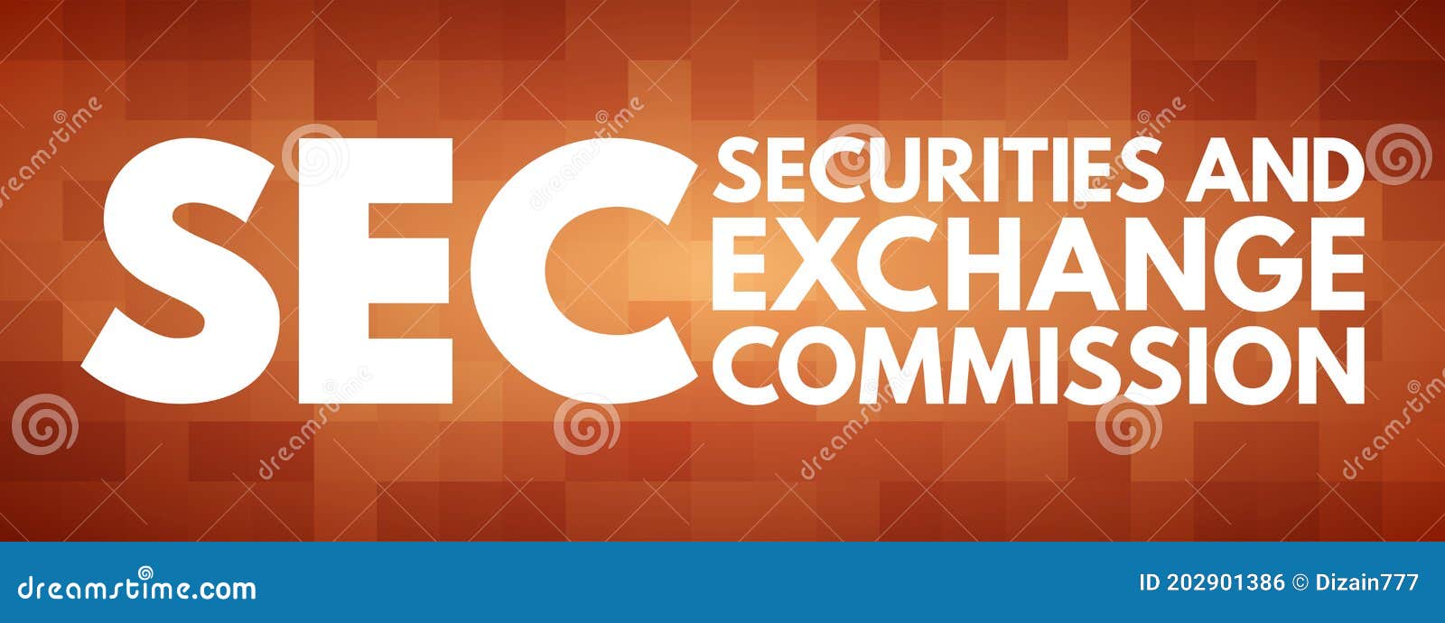 SEC - Securities And Exchange Commission Acronym Business Concept ...