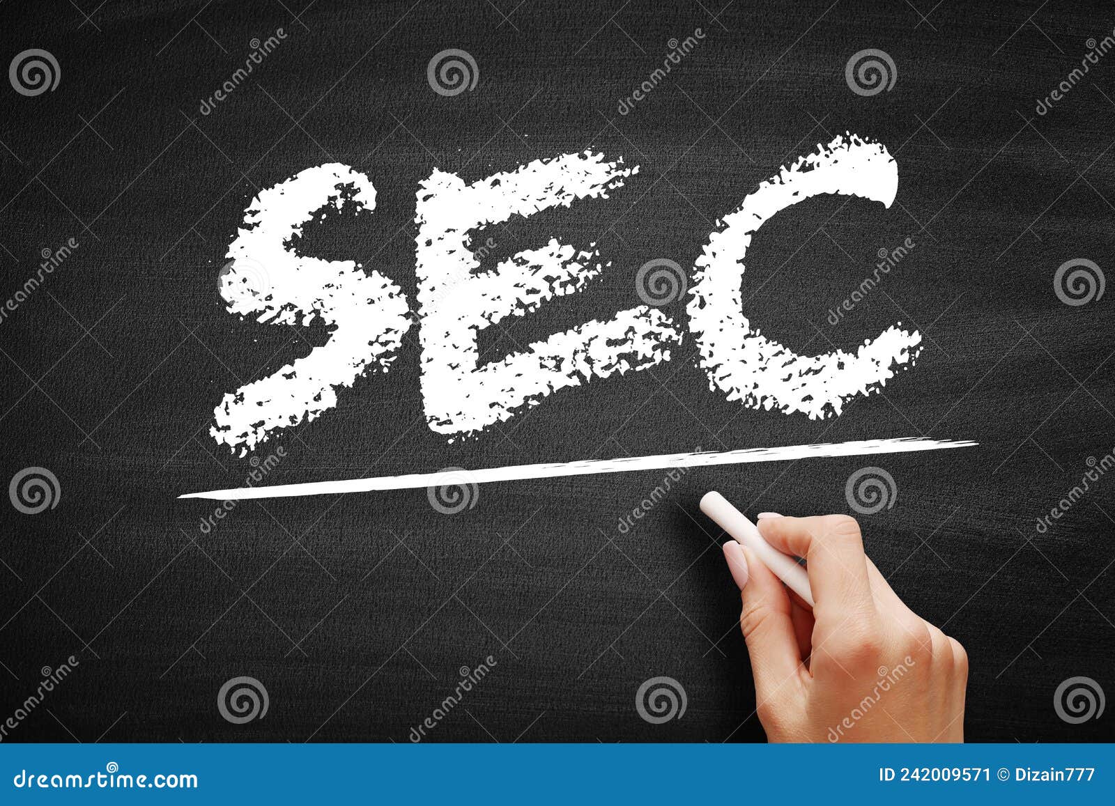 SEC - Securities and Exchange Commission Acronym, Business Concept on ...