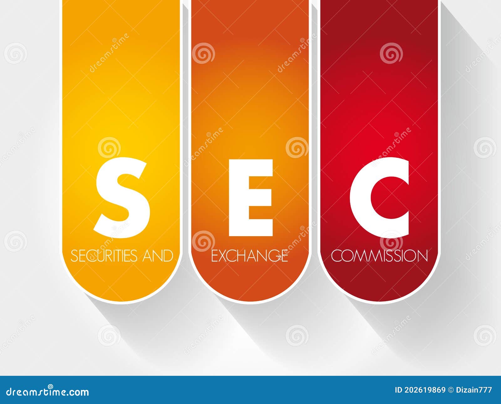 Sec Securities And Exchange Commission Concept With Big Word Or Text ...