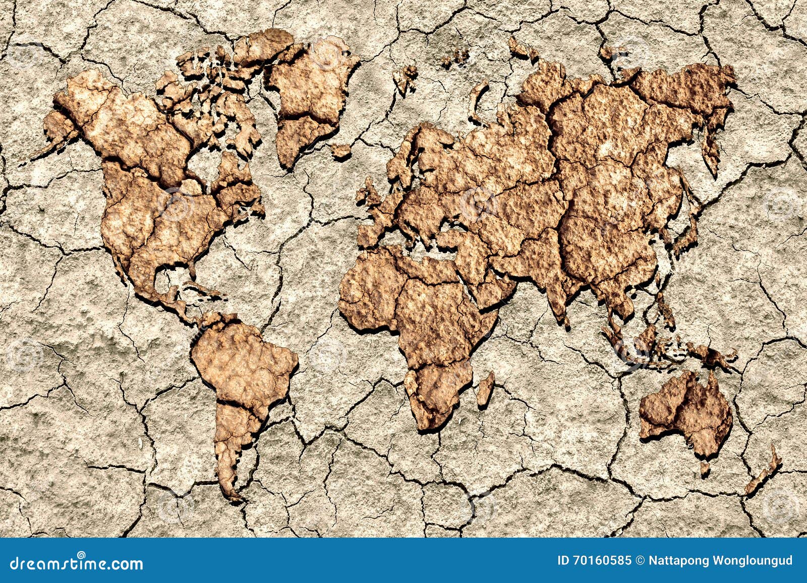 Seca do mundo imagem de stock. Imagem de conceitos, solo - 70160585