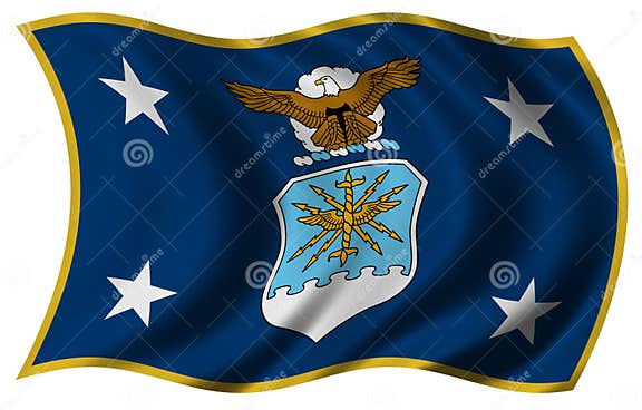 SECAF flag stock illustration. Illustration of force, flag - 1235029