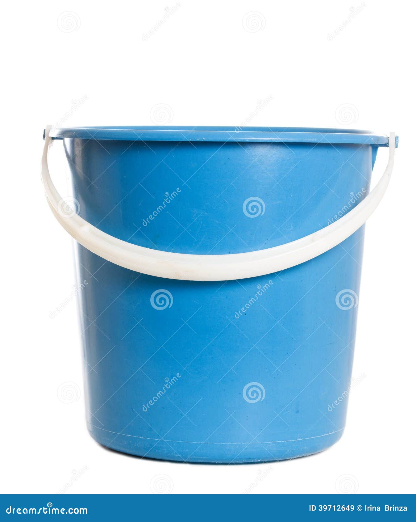 Secchio blu immagine stock. Immagine di vuoto, benna - 39712649