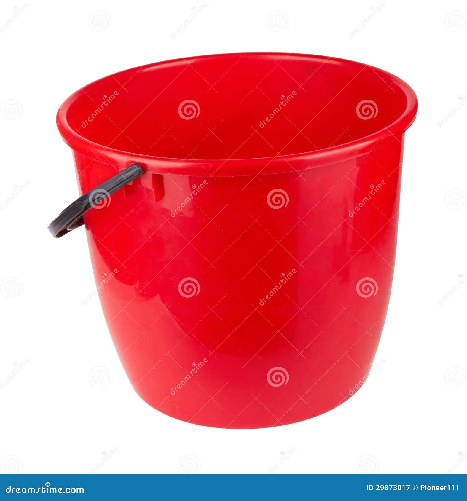 Secchio di plastica immagine stock. Immagine di giardinaggio - 29873017