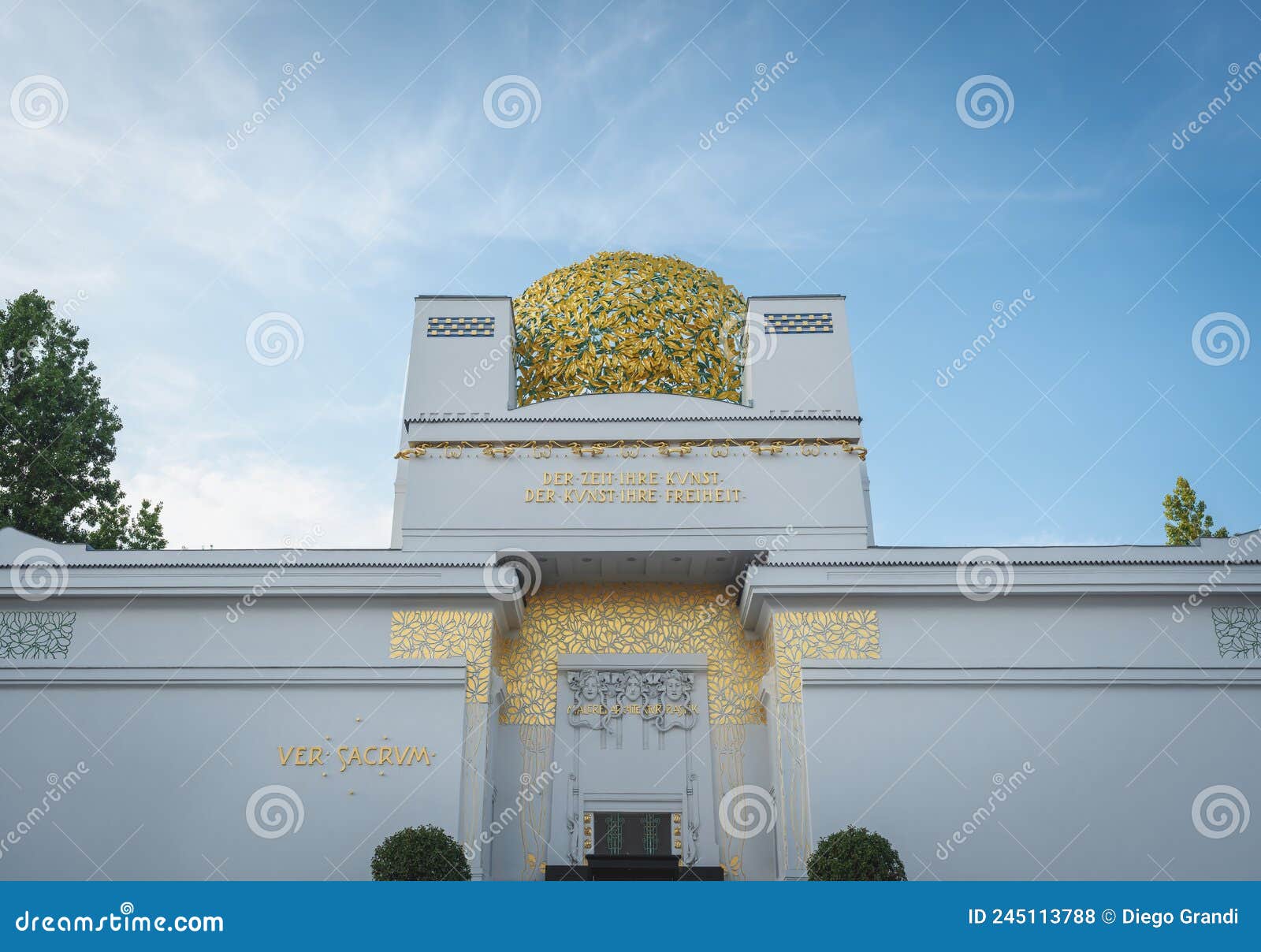 Secession Building Exhibition Hall - Vienna, Austria Editorial Stock ...