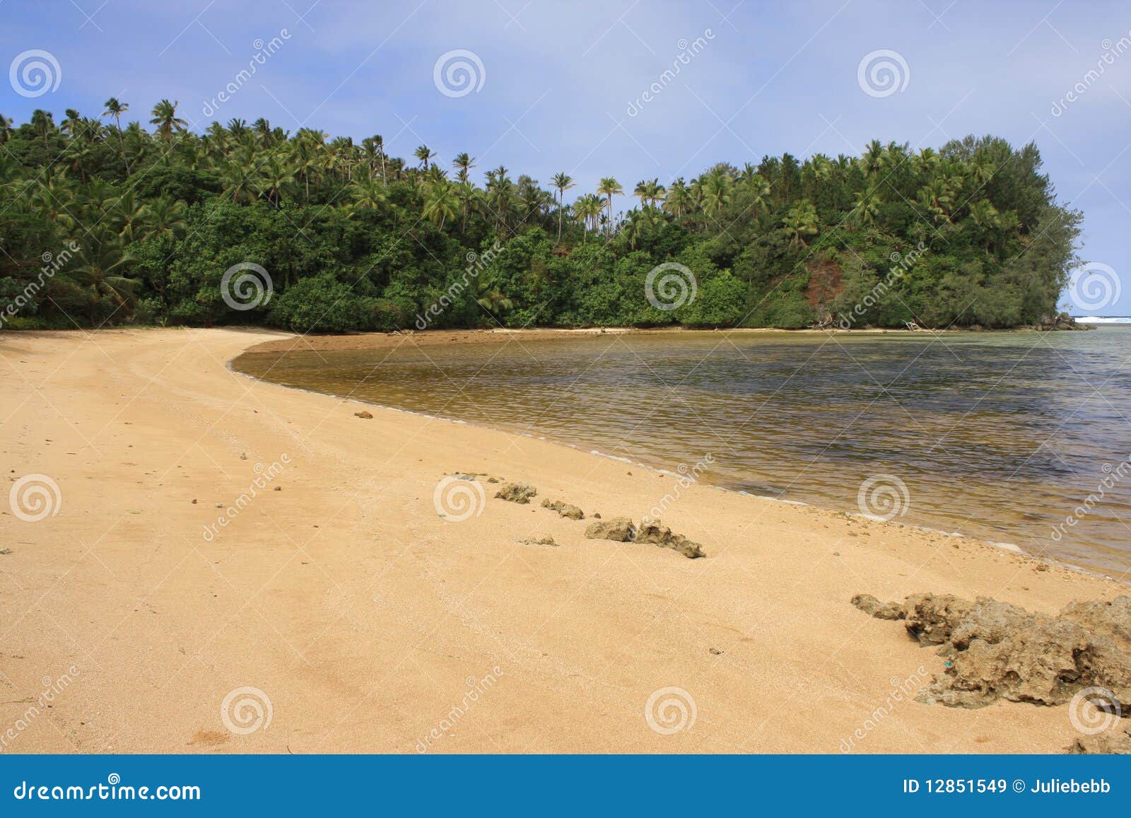 Secluded Beach stock image. Image of deserted, islands - 12851549