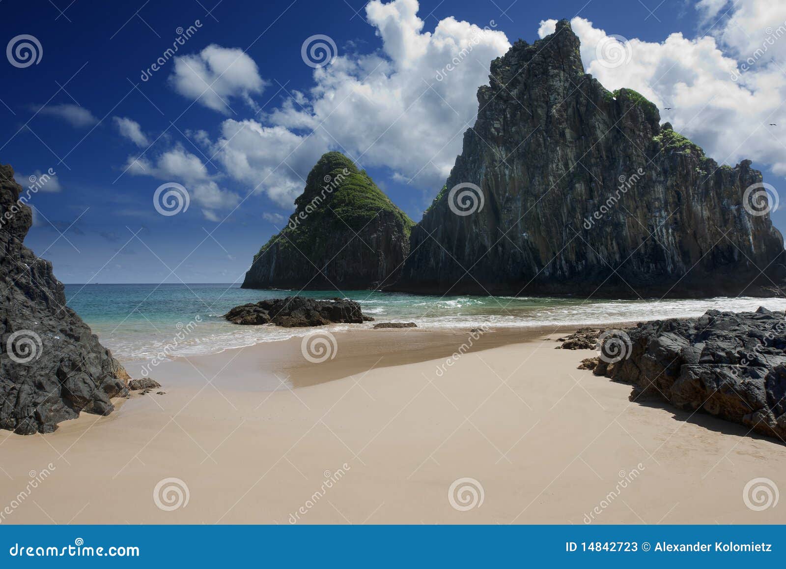Secluded Beach stock image. Image of coast, ocean, exotic - 14842723