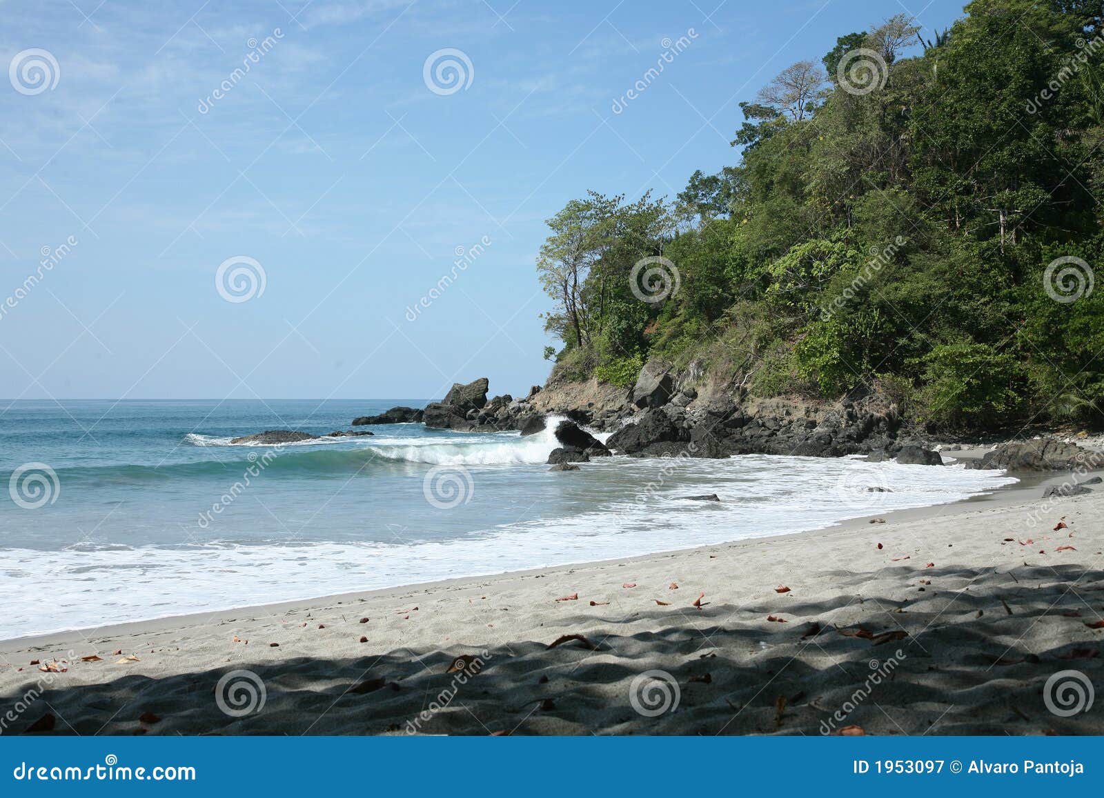 Secluded beach stock image. Image of shoreline, coastal - 1953097
