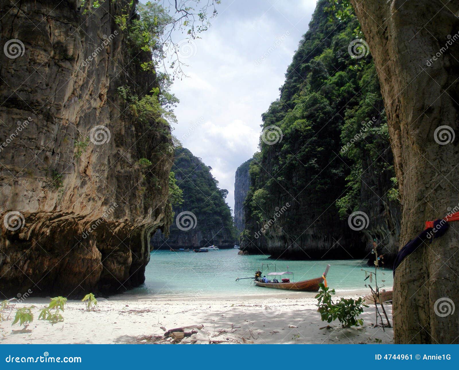 Secluded Beach, Thailand stock image. Image of secret - 4744961