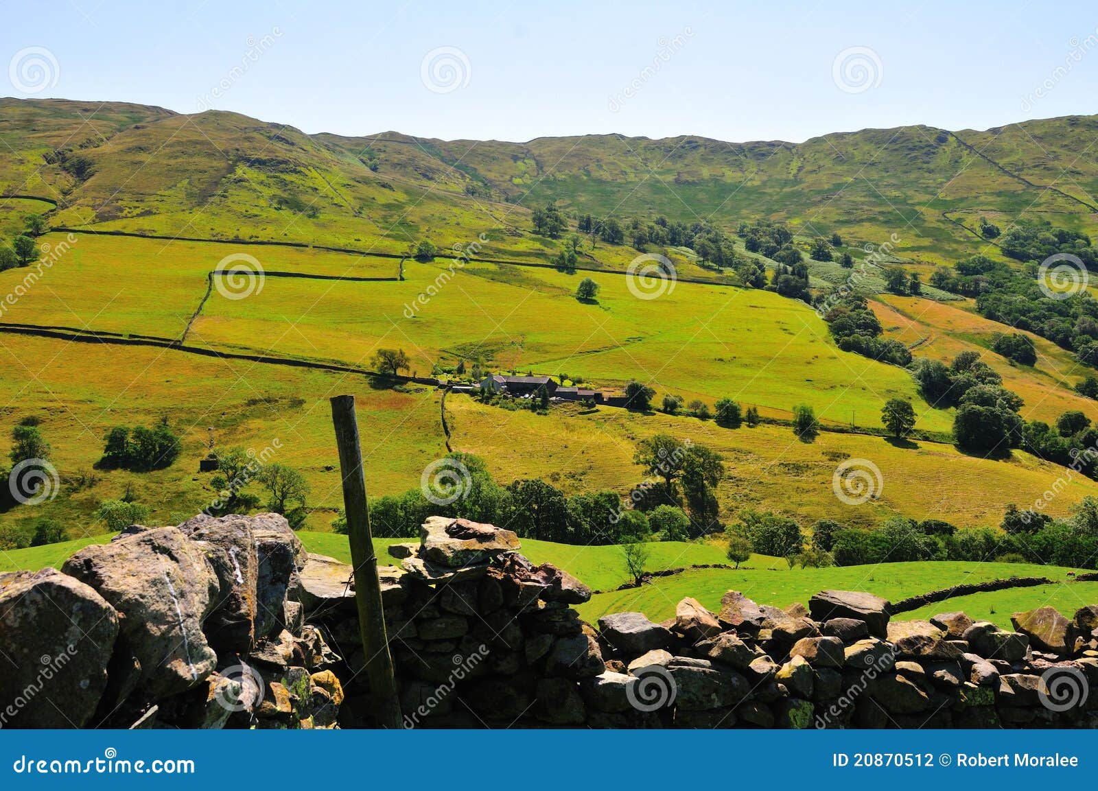 Secluded Farm in Cumberland. Stock Photo - Image of lonely, england ...