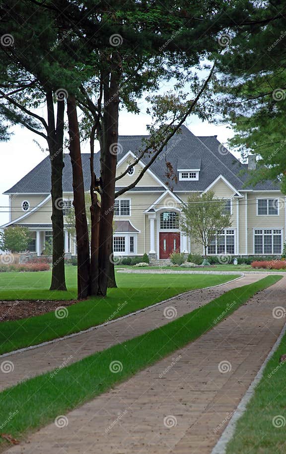 Secluded Luxury Home 5 stock photo. Image of house, builder - 10936752