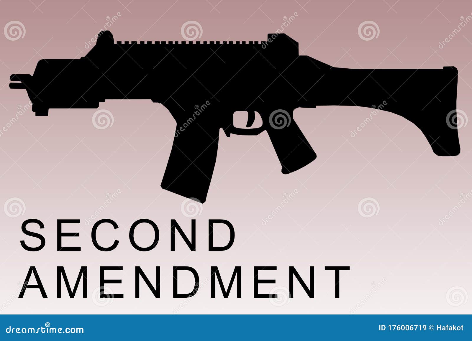 SECOND AMENDMENT concept stock illustration. Illustration of civil ...