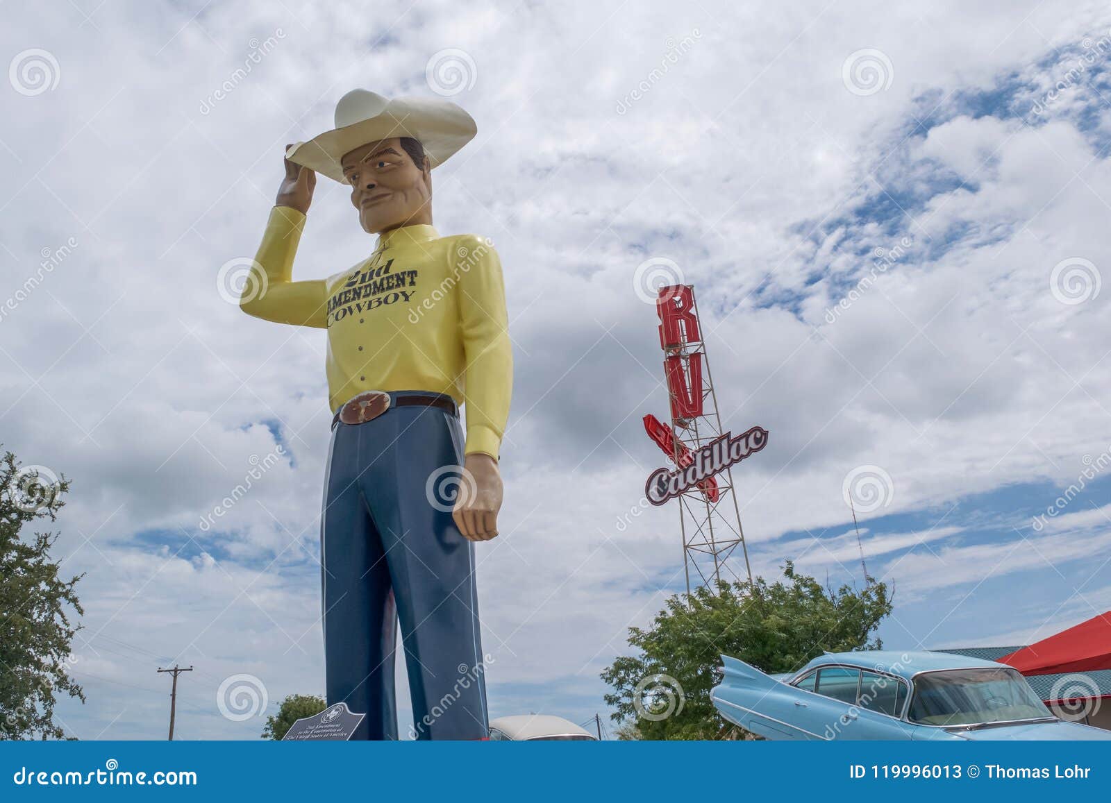 Second Amendment Cowboy Muffler Man Editorial Stock Photo - Image of ...