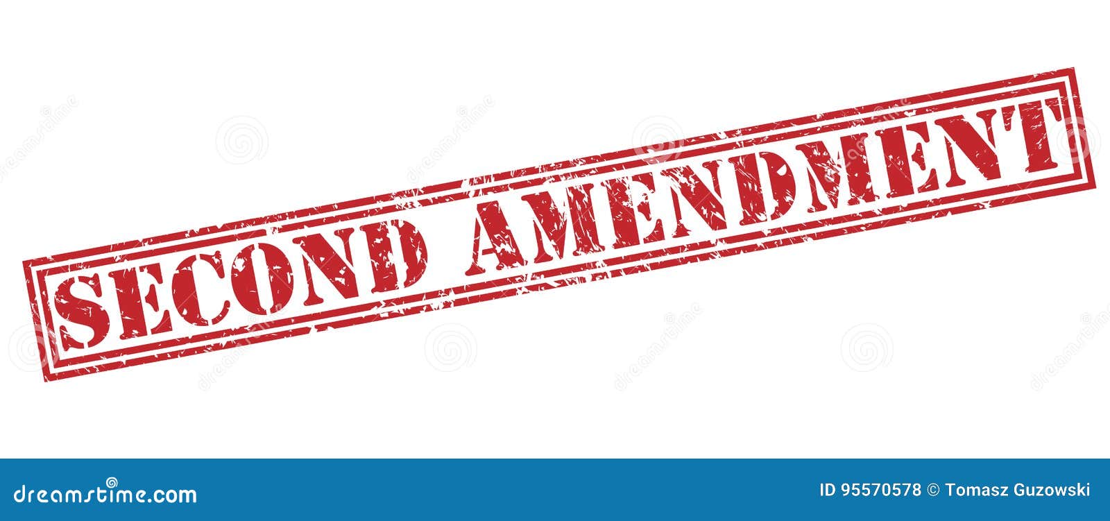 Second amendment stamp stock illustration. Illustration of isolated ...
