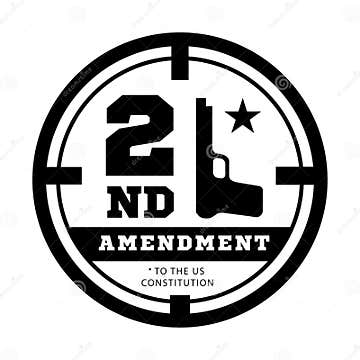 Second Amendment To the US Constitution Stock Vector - Illustration of ...