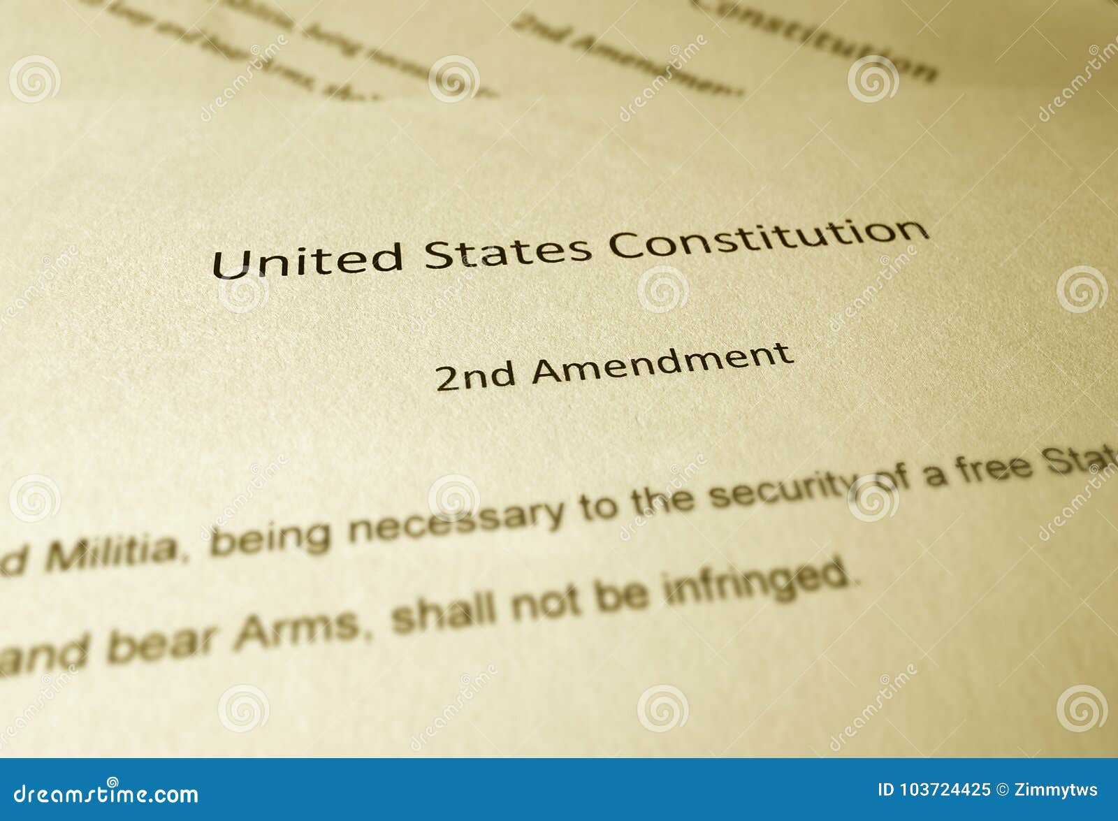 Second Amendment Text
