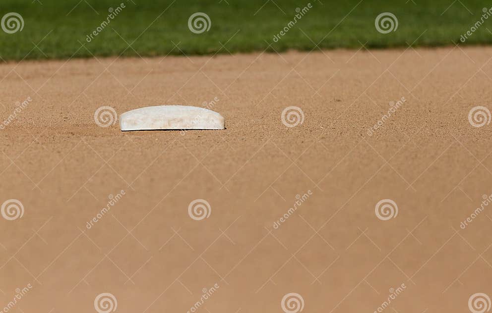 Second Base stock photo. Image of sports, baseball, green - 51209504