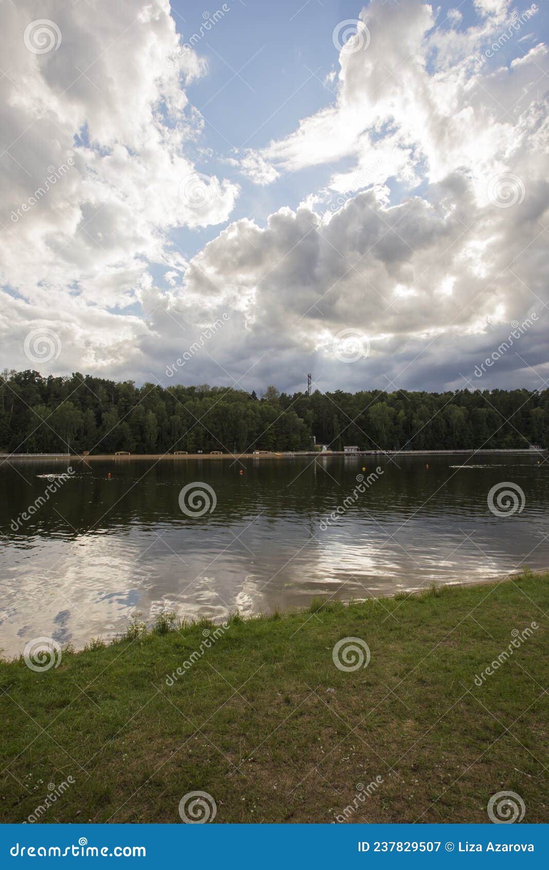 Second Beach 2 Number Two with River, Pine Trees, Blue Sky, White ...