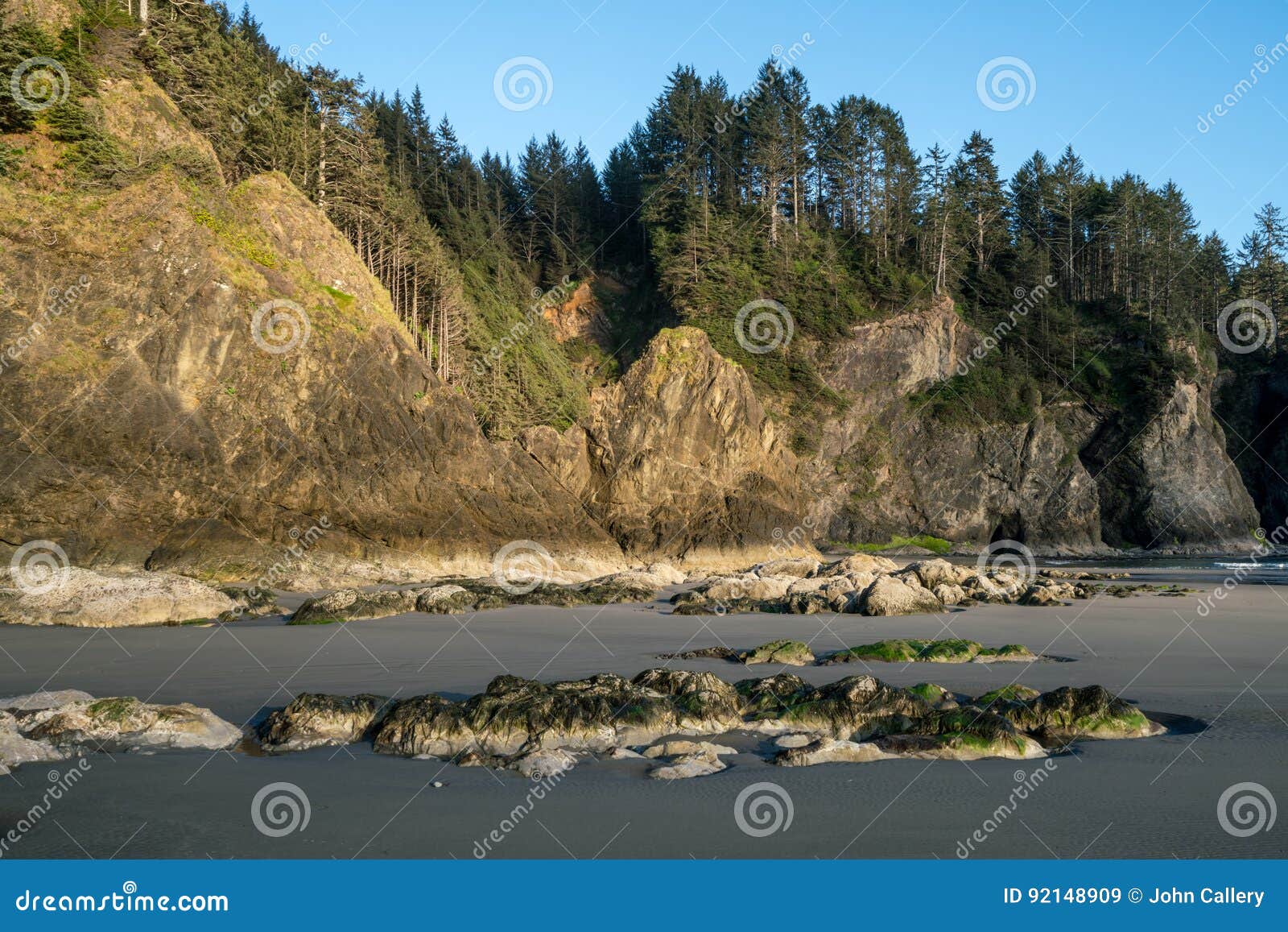 Second Beach stock image. Image of mountains, landscape - 92148909