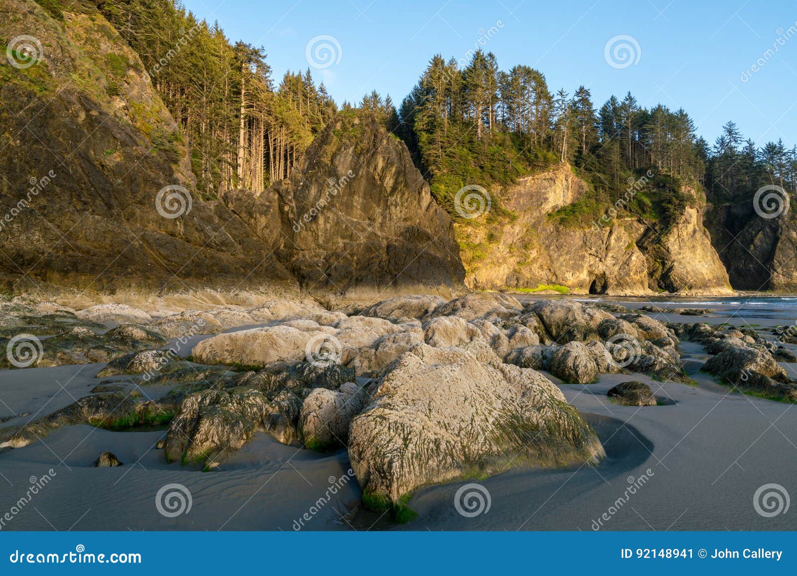 Second Beach stock image. Image of rocks, beach, lake - 92148941